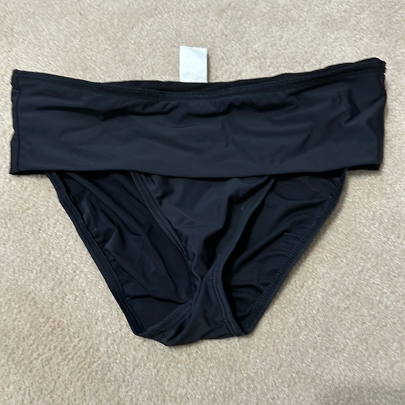 Swim Systems | Swim | Swim Systems Black Fold Over Bikini Bottom | Poshmark